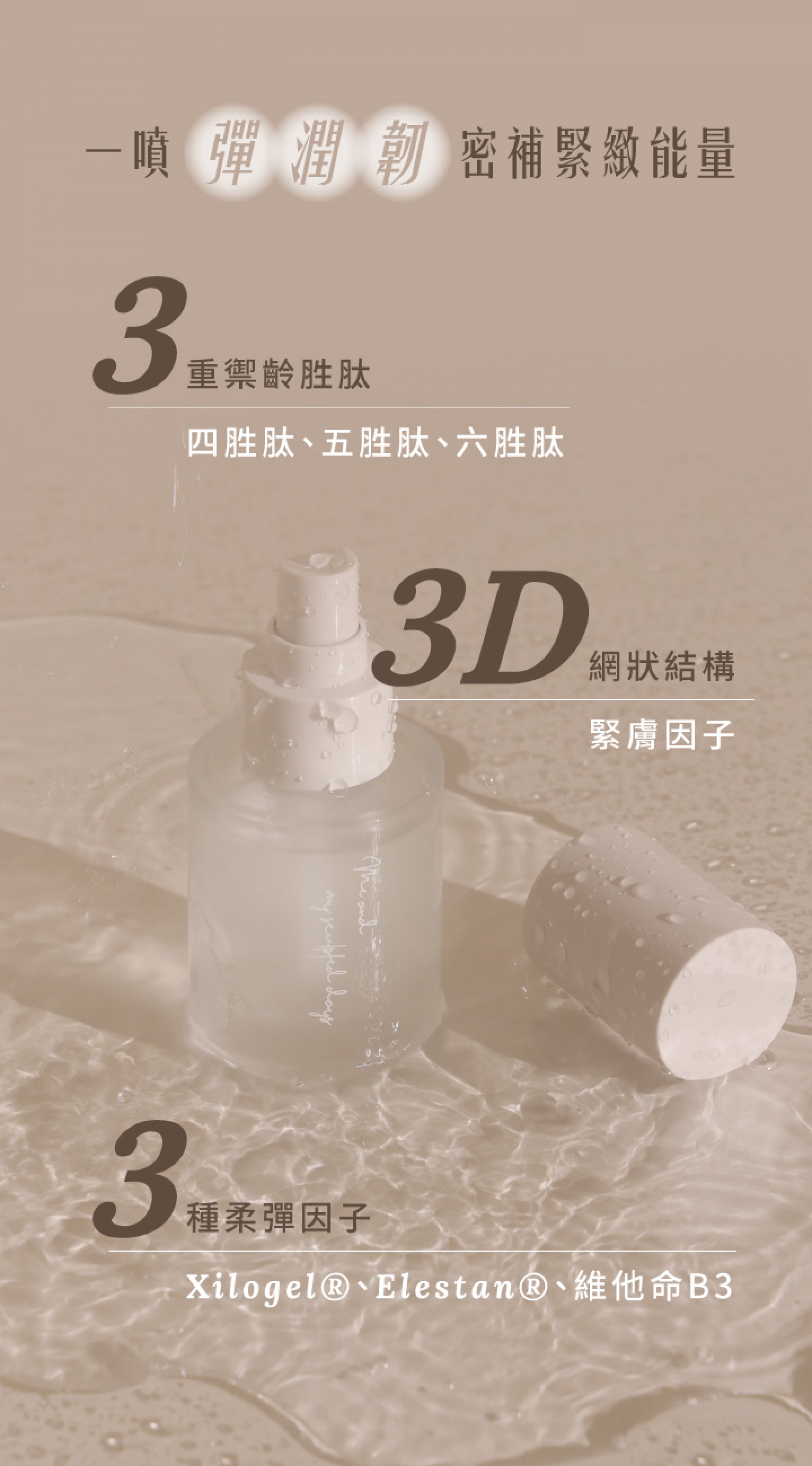 airbubu 獨家搶購網 快閃優惠活動只在這 - 3D 駐齡彈力微網膜X3 重抗老胜肽對抗重力